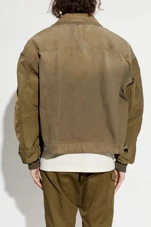 Dsquared2 Vintage Effect Denim Jacket - Brown