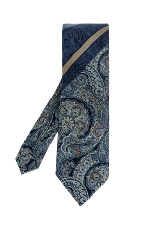 Etro Silk Neck Tie - Blue