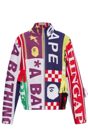 A BATHING APE Patterned Cardigan - Multicolour