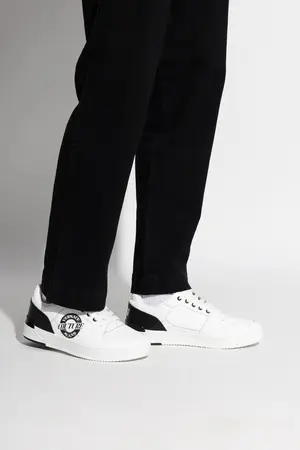 Versace Barocco Print Sneakers - White