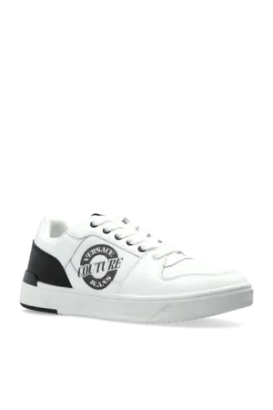 Versace Barocco Print Sneakers - White