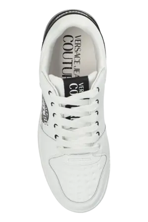 Versace Barocco Print Sneakers - White