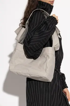 Y3 Newspaper Small' Shoulder Bag - Grey