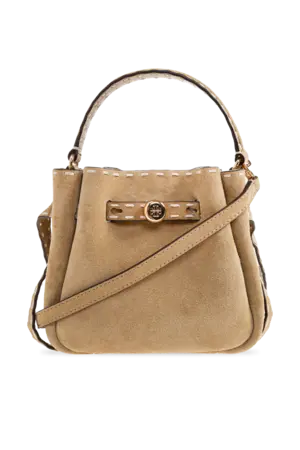 Tory Burch Romy Small Suede Hobo Bag