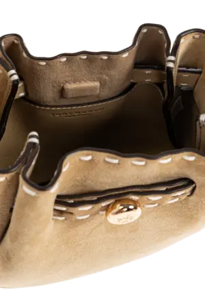 Tory Burch Romy Small Suede Hobo Bag