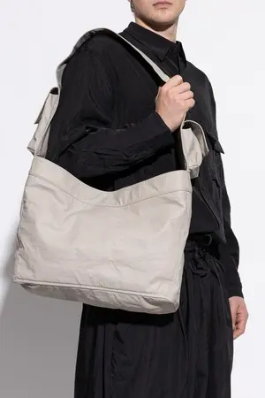 Y3 Newspaper Large' Shoulder Bag - Grey