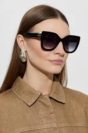 Isabel Marant Étoile Cat-eye Frame Sunglasses - Black