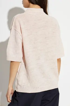 MAISON MARGIELA Linen Polo - Pink