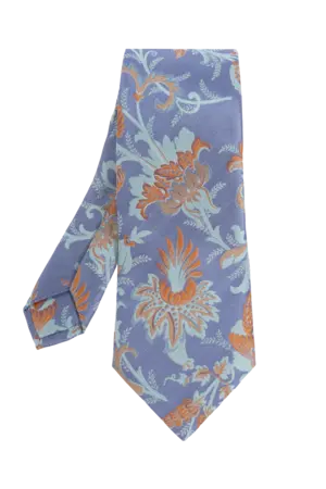 Etro Silk Neck Tie - Blue