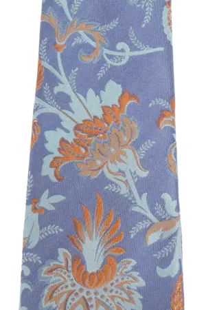 Etro Silk Neck Tie - Blue