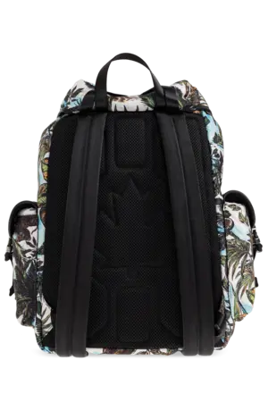 Dsquared2 Logo Printed Backpack - Multicolour