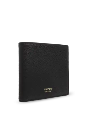TOM FORD Leather Wallet With Logo - Black