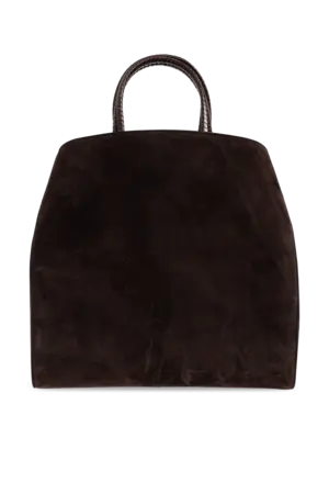 FERRAGAMO Suede 'hug' Top Handle Bag