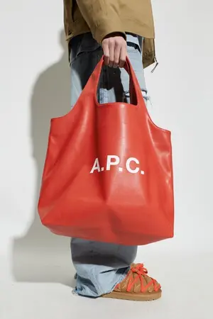 A.p.c. Ninon Shopper Bag - Red