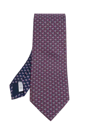 FERRAGAMO Silk Neck Tie - Red