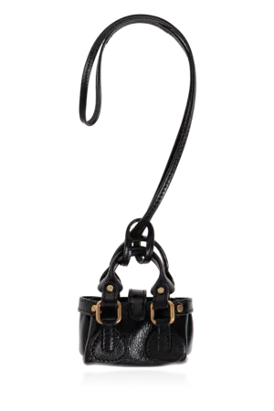 Chloé Mini Paddington Keyring - Black