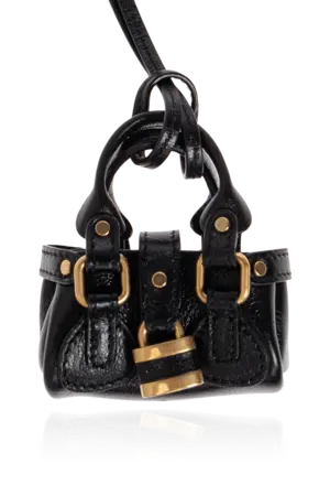 Chloé Mini Paddington Keyring - Black