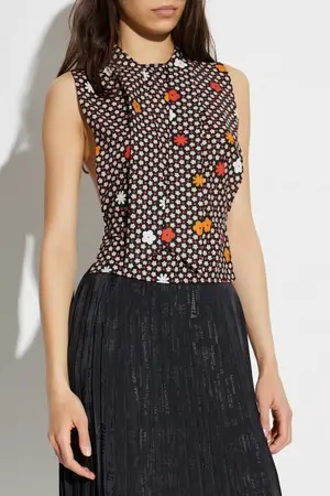 MAISON MARGIELA Top With Decorative Scarf