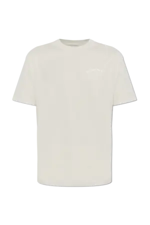 Eleventy T-shirt With Printed Logo - Grey