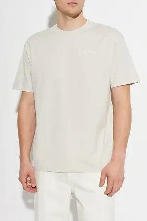 Eleventy T-shirt With Printed Logo - Grey