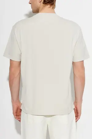 Eleventy T-shirt With Printed Logo - Grey