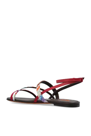Missoni Lurex Thread Flat Sandals - Multicolour