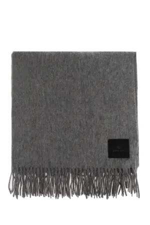 ANINE BING Wool Scarf - Grey