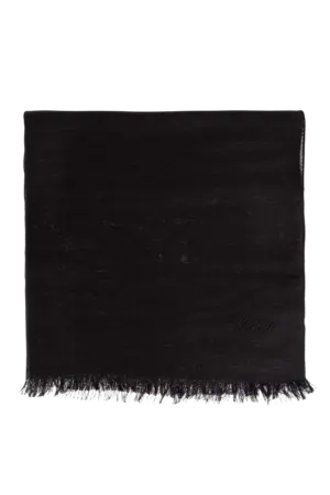Brioni Linen Scarf - Brown