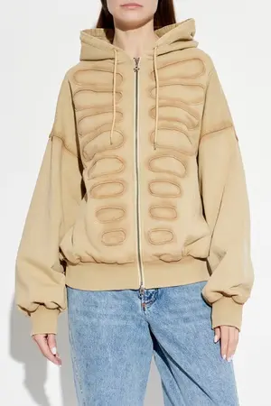 AVAVAV Hooded Zip-up - Beige