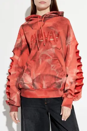 AVAVAV Sweatshirt With Embossed Embroidery - Red