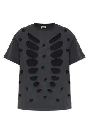 AVAVAV T-shirt With ‘vintage’ Effect - Black
