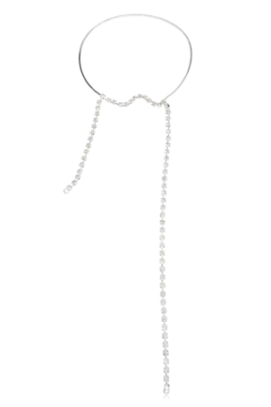 MAISON MARGIELA Choker With Crystals - Silver