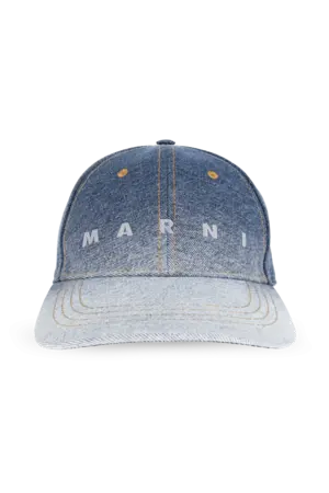 Marni Denim Baseball Cap - Blue