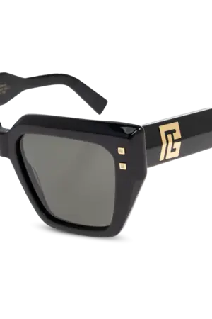 Balmain Oversized Rectangle Sunglasses - Black