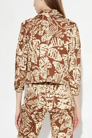 Dsquared2 Tailored Blazer With Open Lapels - Brown