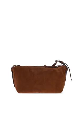 Moschino Suede Shoulder Bag - Brown