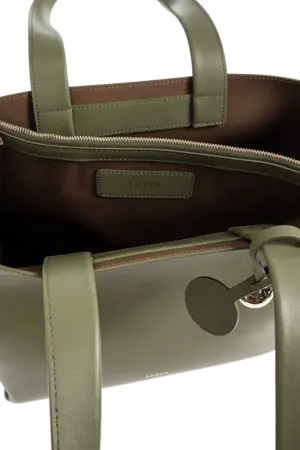 Furla Divide Medium Shopper Bag - Green