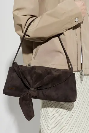 ROTATE BY BIRGER CHRISTENSEN Suede Shoulder Bag - Brown