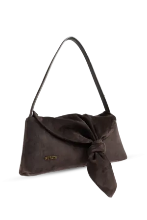 ROTATE BY BIRGER CHRISTENSEN Suede Shoulder Bag - Brown