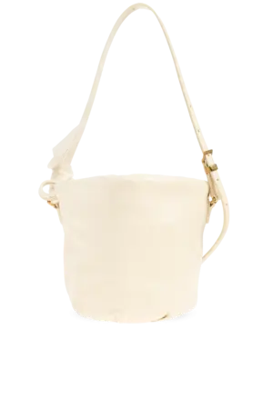 ROTATE BY BIRGER CHRISTENSEN Leather Shoulder Bag - Beige