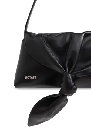 ROTATE BY BIRGER CHRISTENSEN Leather Shoulder Bag - Black