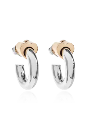 Kate Spade New York Brass Open Hoop Earrings - Silver