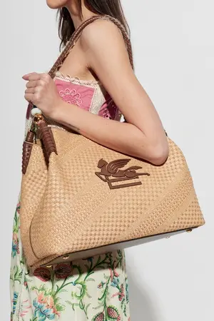 Etro Libra Large Shoulder Bag - Beige