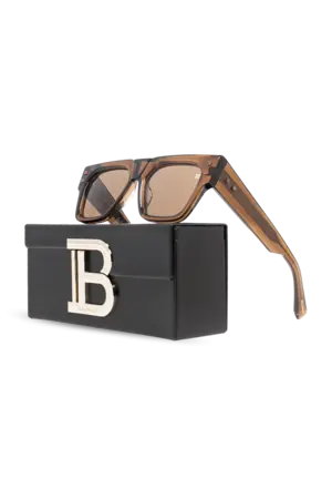 Balmain Acetate Rectangular Sunglasses