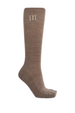 BY MALENE BIRGER Knee-high Socks - Brown