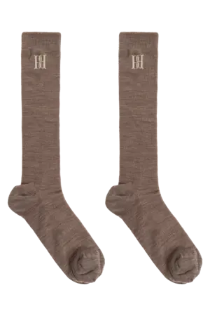 BY MALENE BIRGER Knee-high Socks - Brown