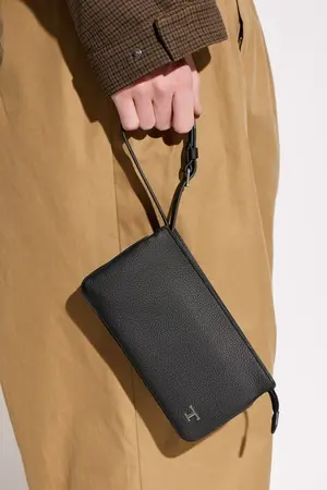 TOD’S Leather Wallet With Wrist Strap