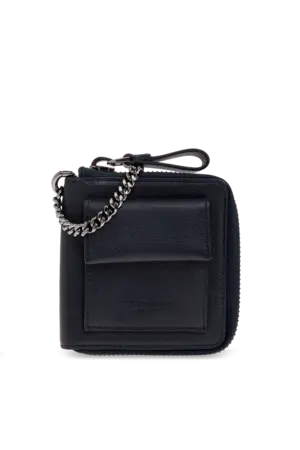 Giorgio Armani Wallet On A Chain - Navy Blue