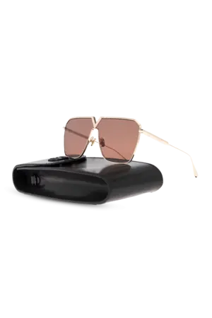 Valentino Garavani Square Frame Sunglasses - Gold