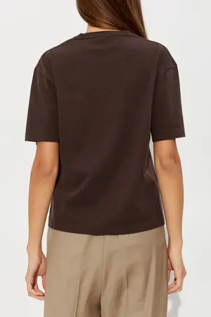 Canada Goose T-shirt With Embroidered Logo - Brown